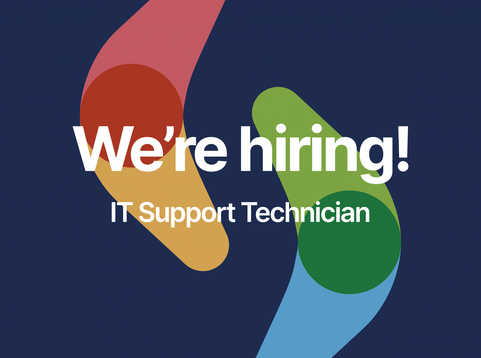 We re Hiring For Four IT Support Technicians Cambridge Support